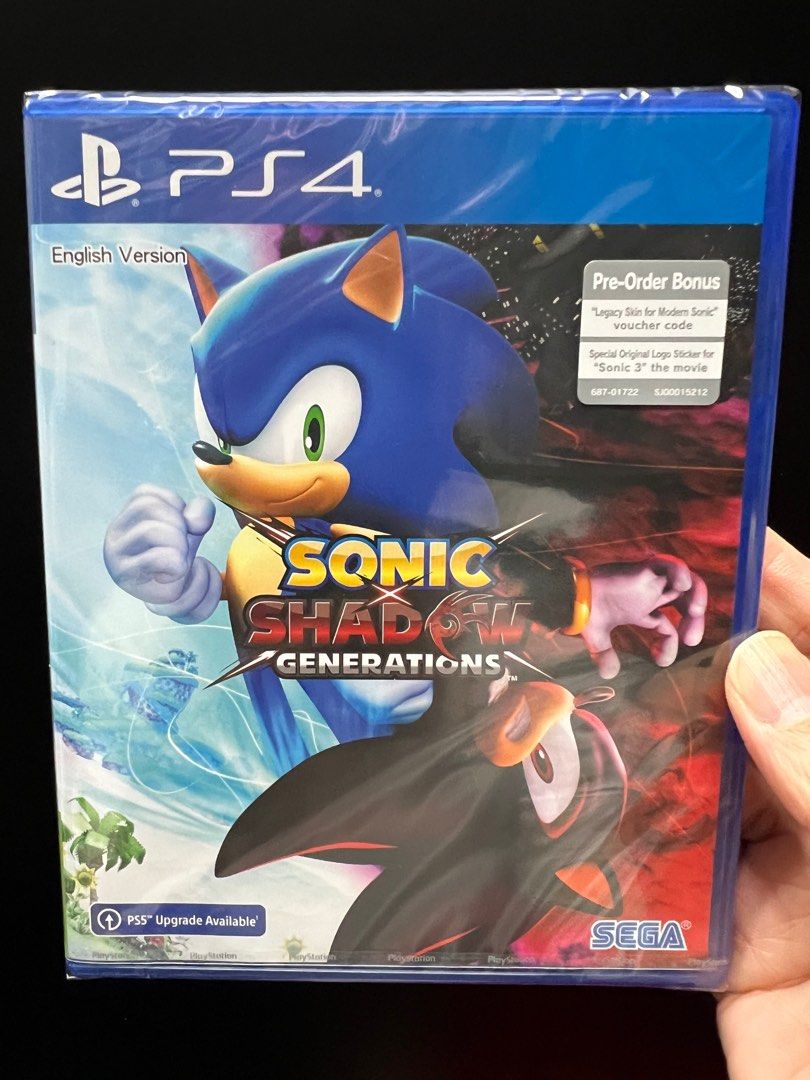 Sony Ps4 Sonic x Shadow generations, Video Gaming, Video Games ...