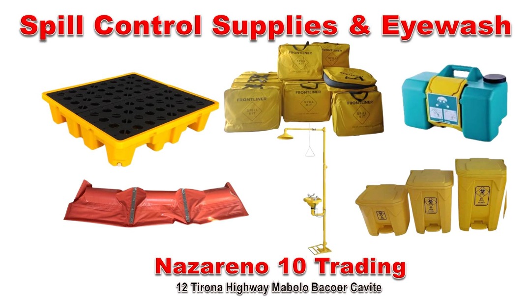 spill Pallet Spill kit eyewash shower medical waste bin Spill Boom ...