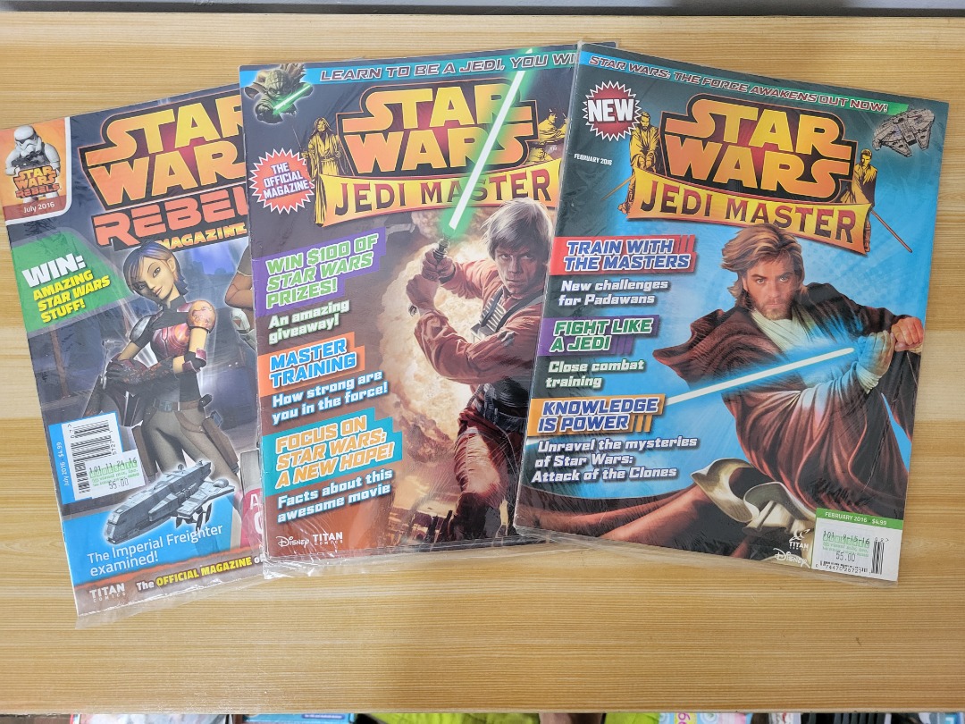 Star Wars Jedi Master Magazines Set, Hobbies & Toys, Books & Magazines ...