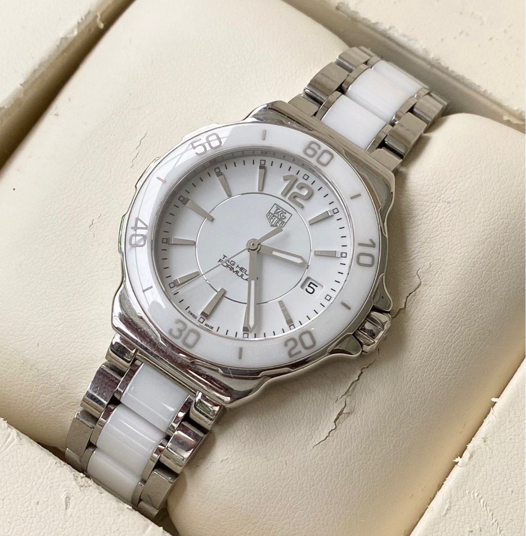 Tag heuer formula 1 white ceramic, Luxury, Watches on Carousell