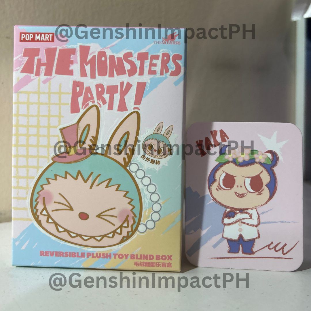 THE MONSTERS PARTY REVERSIBLE PLUSH TOY (YAYA), Hobbies & Toys, Toys ...