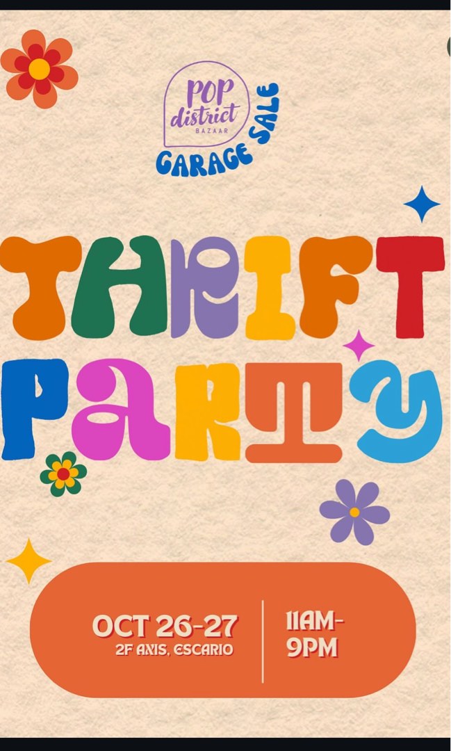 THRIFT PARTY @ vibo axis cebu, Announcements on Carousell