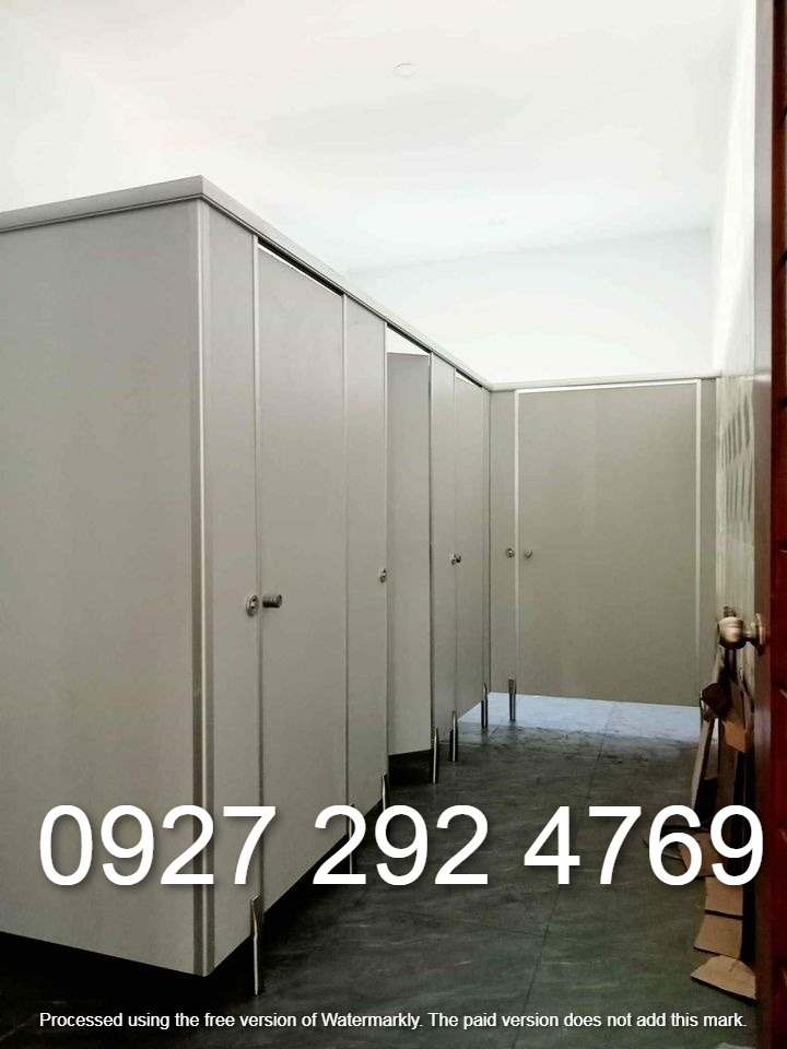 Toilet Partition Phenolic Board 12 mm with PWD, Slop Sink, Urinal ...