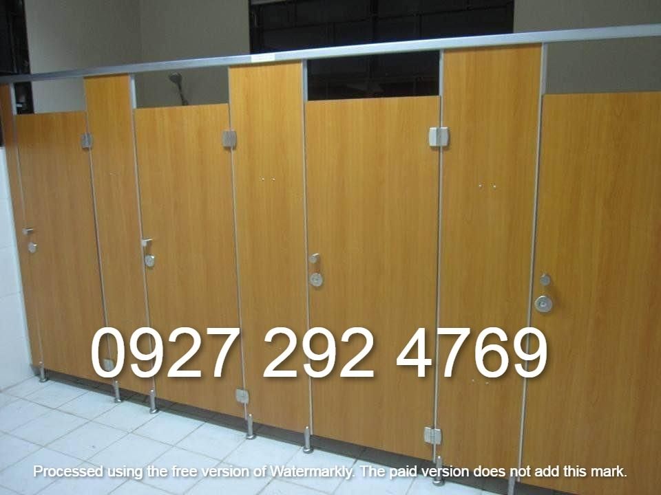 Toilet Partition Phenolic Board 12 mm with PWD, Slop Sink, Urinal ...