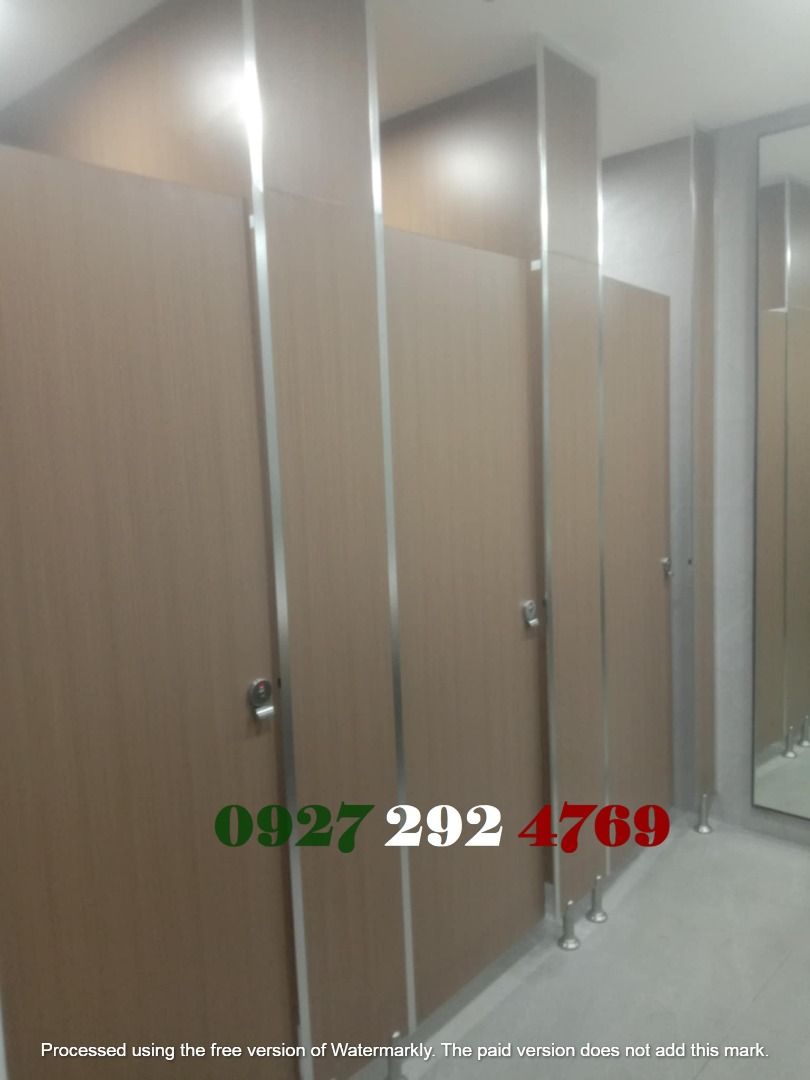 Toilet Partition Phenolic Board 12 mm with PWD, Slop Sink, Urinal ...