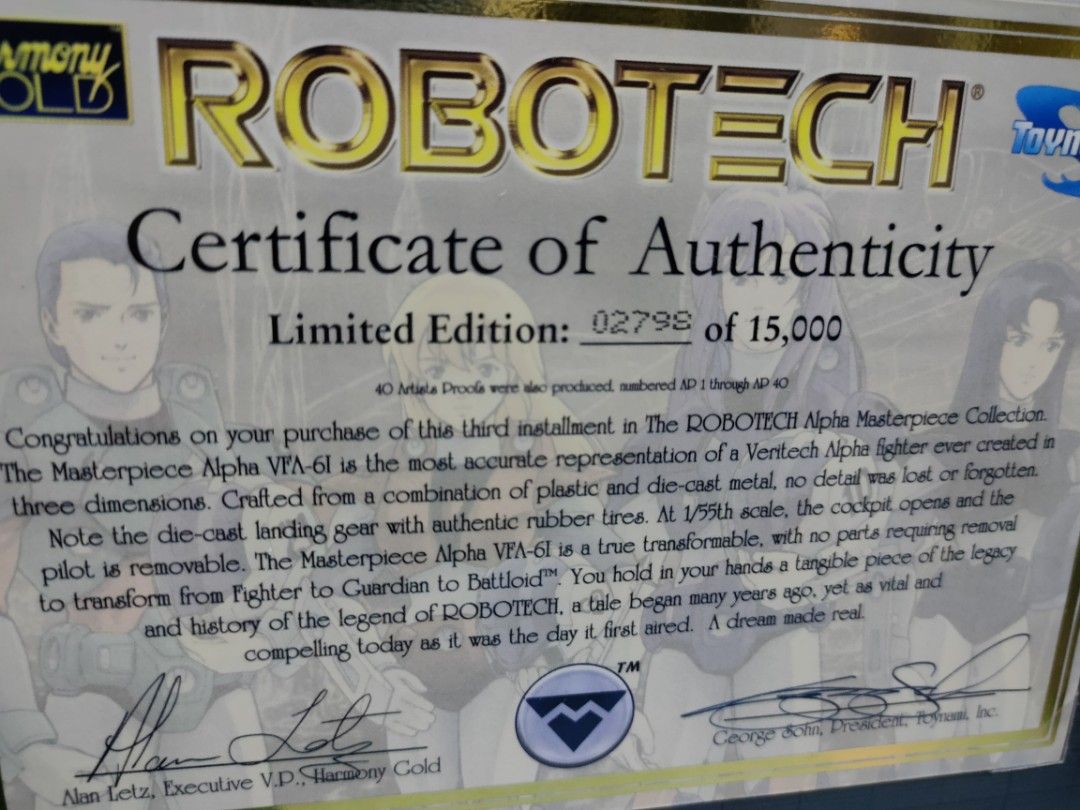 Toynami Robotech VFA-61 Lancer aka Mospeada Legioss Yellow, Hobbies ...