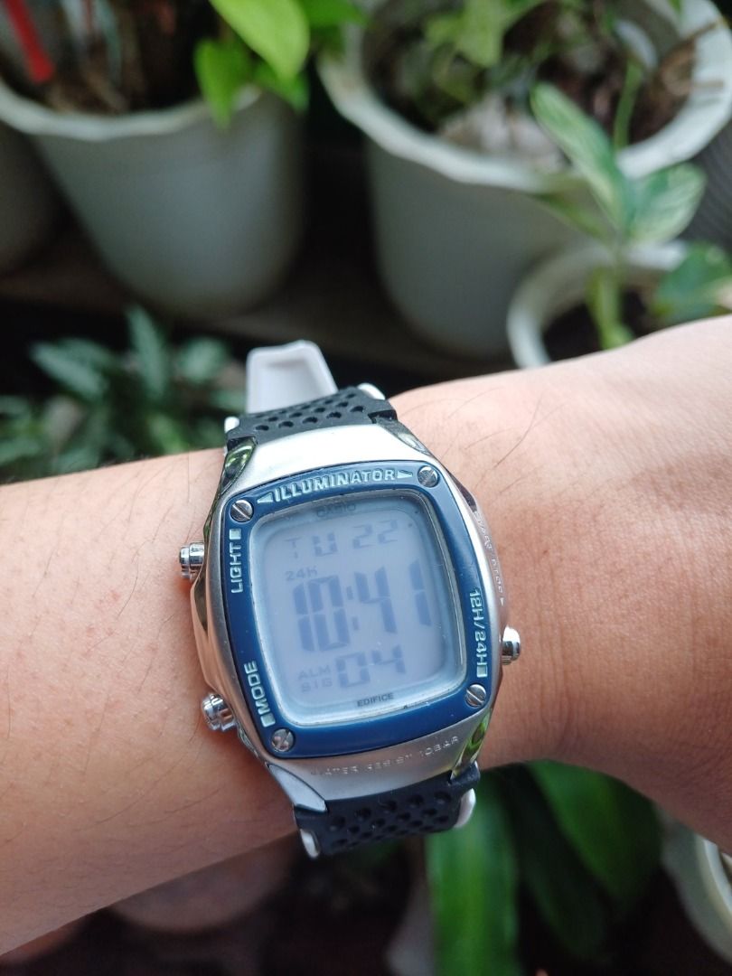 VINTAGE: 1989 CASIO EFD103-1V ILLUMINATOR, Luxury, Watches on Carousell