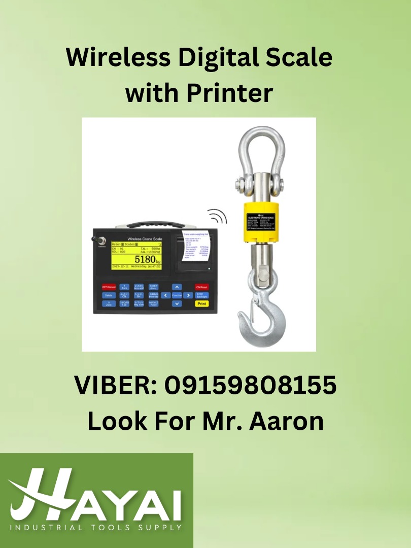 Wireless Digital Scale with Printer, Commercial & Industrial ...