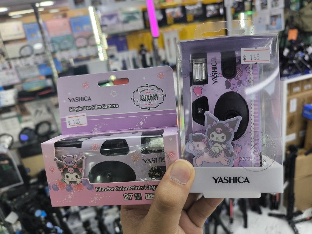 Yashica x Kuromi Single Use Camera 一次性菲林相機 #不議價, 攝影器材, 相機 - Carousell