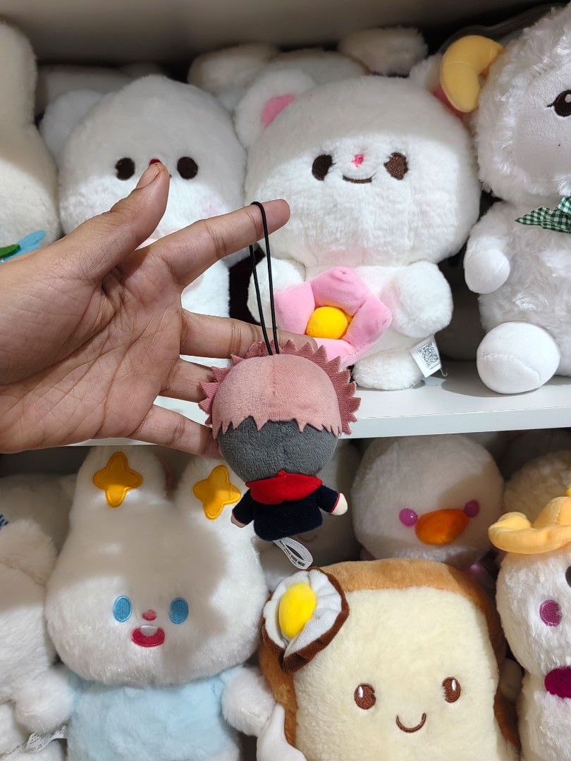 Yuji Itadori Finger Puppet (Jujutsu Kaisen Anime) Bag Charm Plushie ...