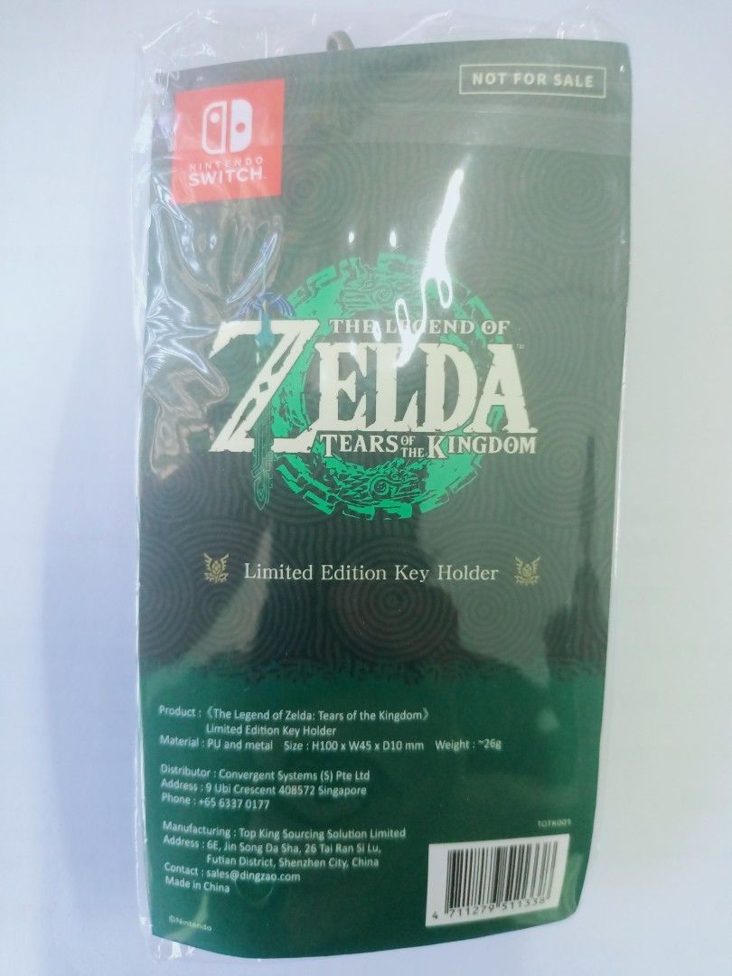 Zelda Tears Of The Kingdom Limited Edition Keychain, Hobbies & Toys ...