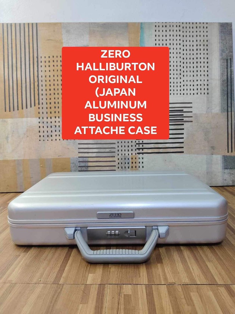 ZERO HALLIBURTON BRAND (ORIGINAL) BUSINESS ATTACHE CASE IMPORTED FROM JAPAN, Men's Fashion, Bags ...
