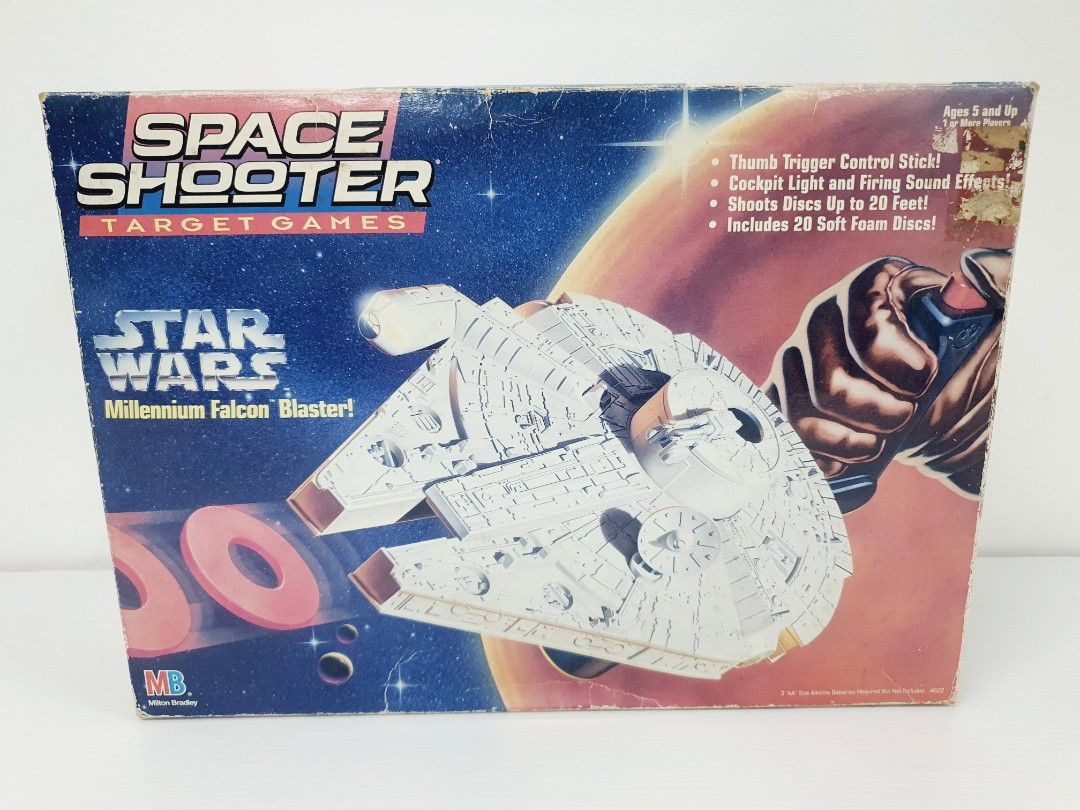 1996 STAR WARS MILLENNIUM FALCON BLASTER SPACE SHOOTER TARGET GAME ...