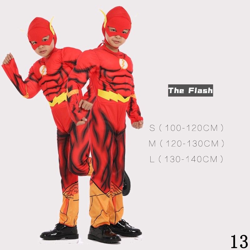 3D THE FLASH COSTUME FOR KIDS WITH MUSCLE, Babies & Kids, Babies & Kids ...