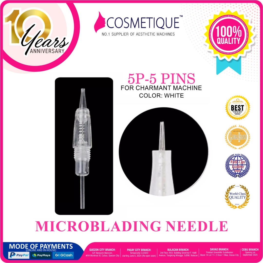 5P-5 Pins Microblading Needle, Beauty & Personal Care, Face, Makeup on Carousell