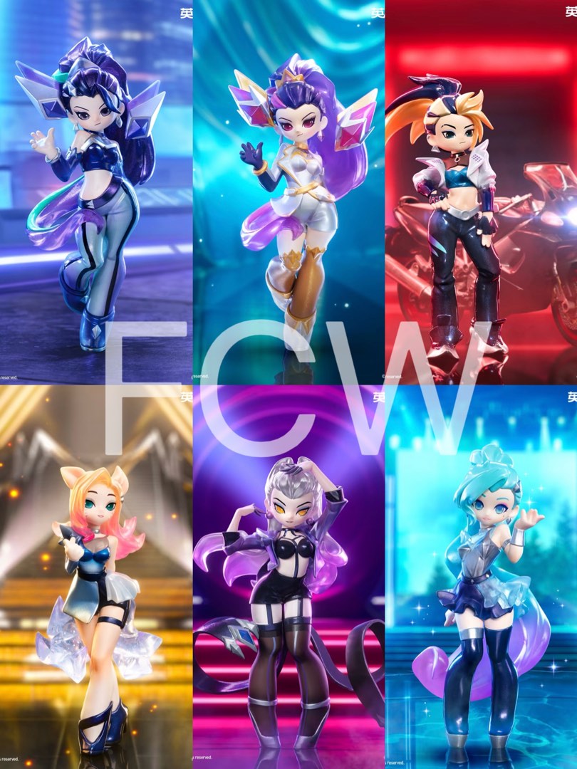 散賣/原盒 英雄聯盟 K/DA ALL OUT系列 LEAGUE and LEGENDS SERIES POP MART POPMART 泡泡 ...