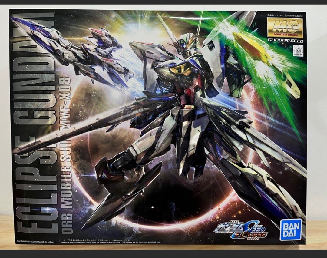 全新未砌 BANDAI 高達 GUNDAM SEED ECLIPSE MG 1/100 模型ECLIPSE GUNDAM星蝕高達, 興趣及遊戲, 玩具 & 遊戲類 - Carousell