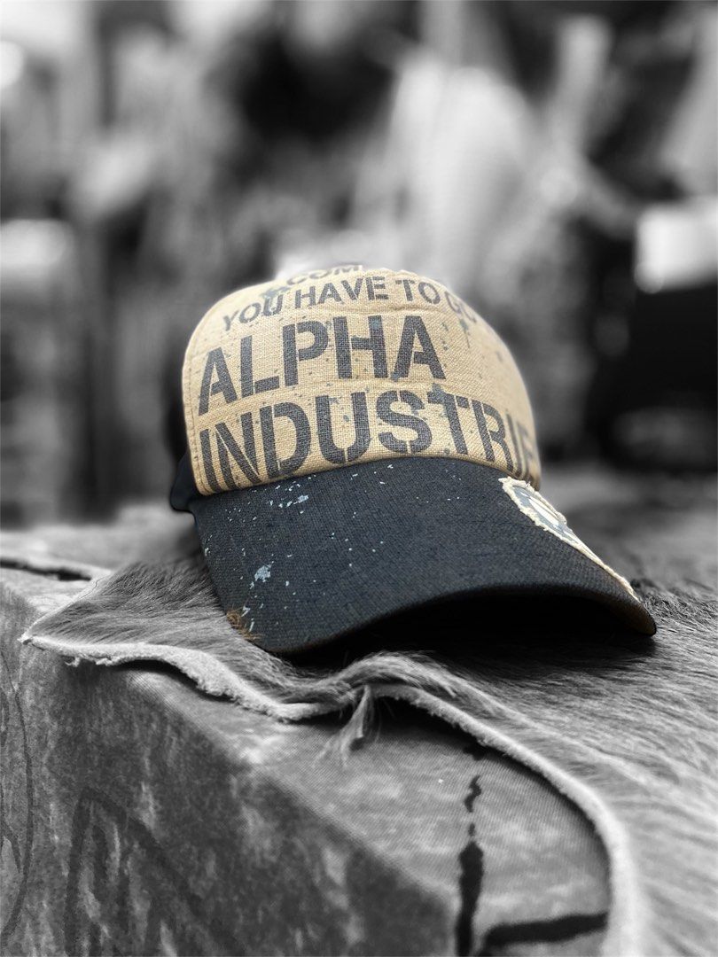 Alpha Industries Fade Vintage Colour Splash Truker Cap, Men's Fashion ...