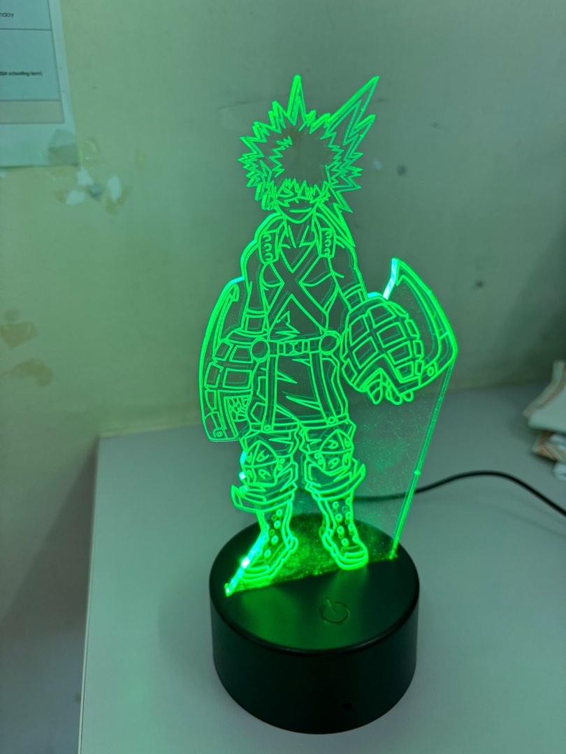 Anime LED light Bakugo, Hobbies & Toys, Toys & Games on Carousell