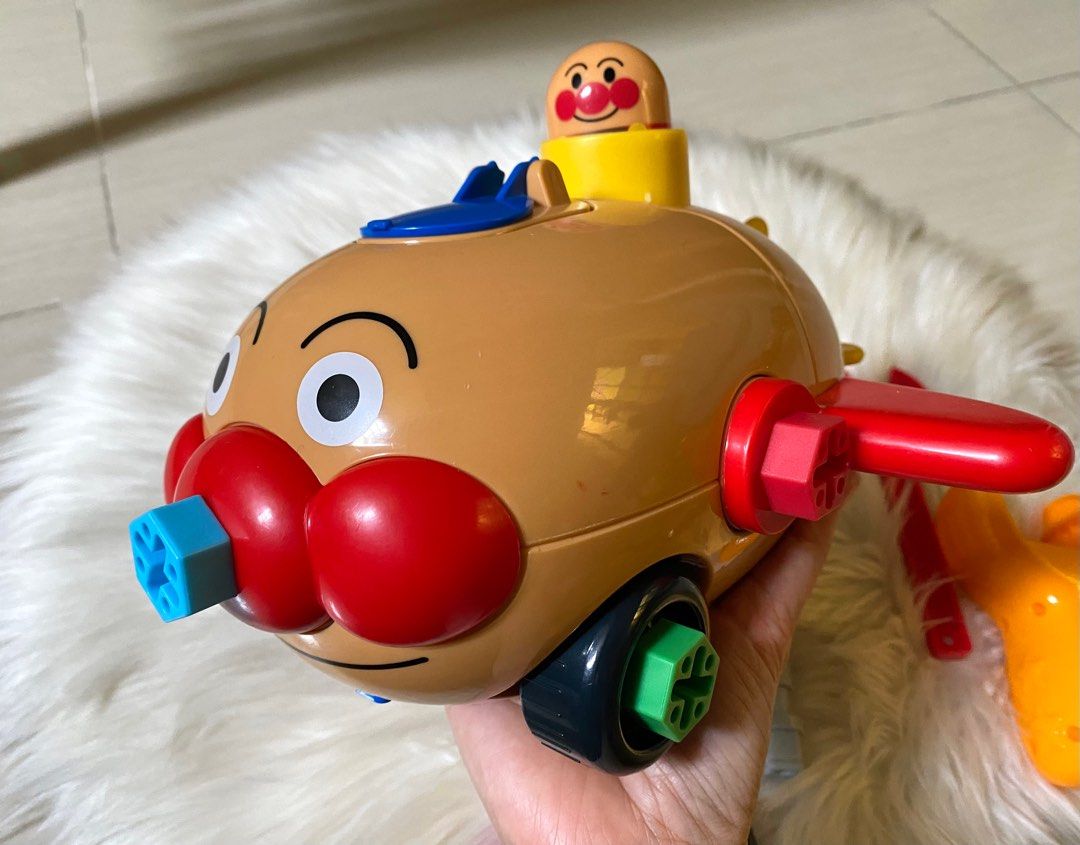 Anpanman Kumitate DIY Nose Punch! Screw Anpanman Go, Bayi & Anak ...