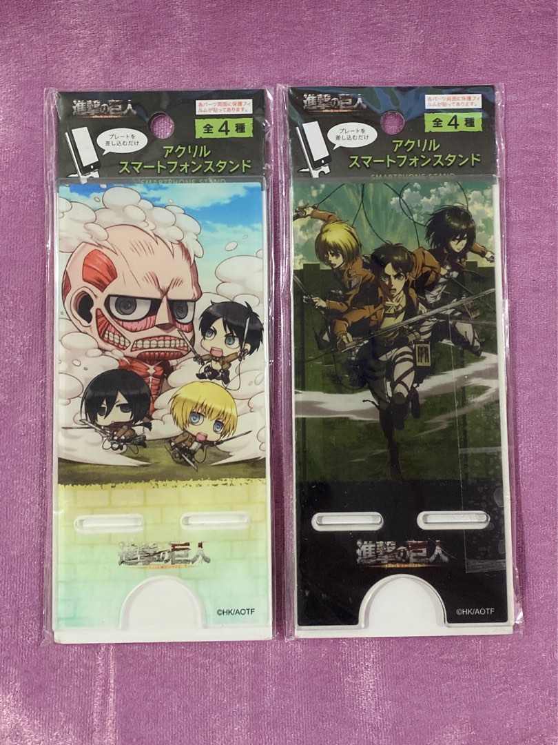 Attack on Titan AOT Acrylic Stand Set, Hobbies & Toys, Memorabilia ...