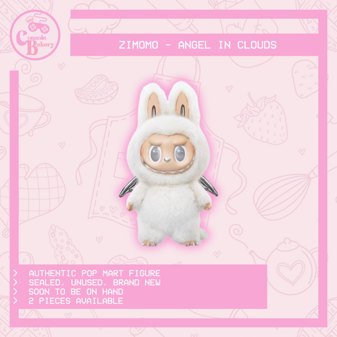 [Authentic] POP MART Labubu Zimomo THE MONSTERS - ANGEL IN CLOUDS ...