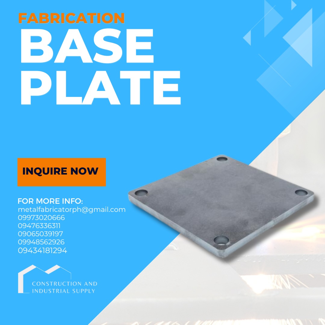 Base Plate | Channel Bar | Hotdip Galvanized | Metal Fabrication ...