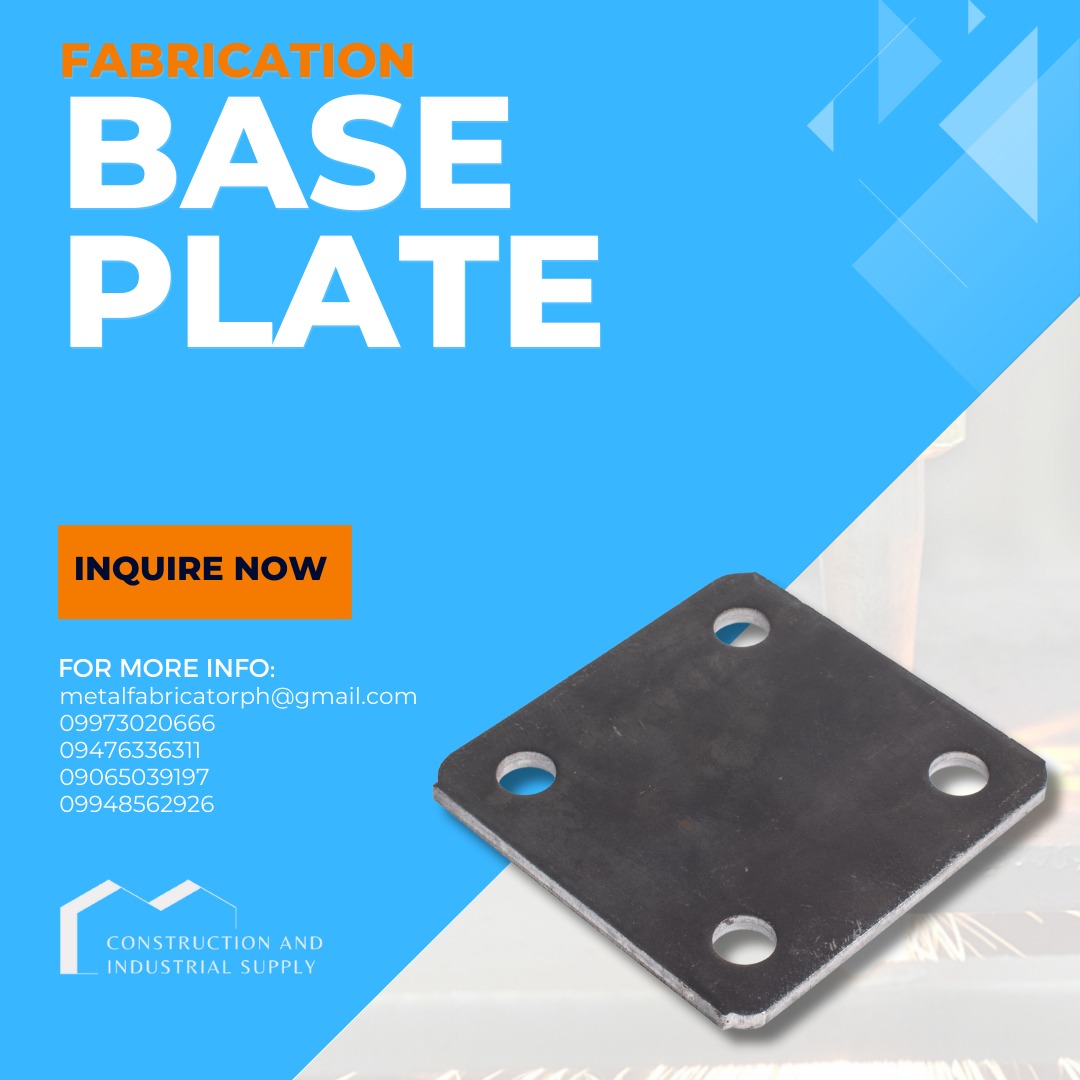 Base Plate | Metal Fabrication | Angle Bar | U Bolt | Gusset Plate | MS ...