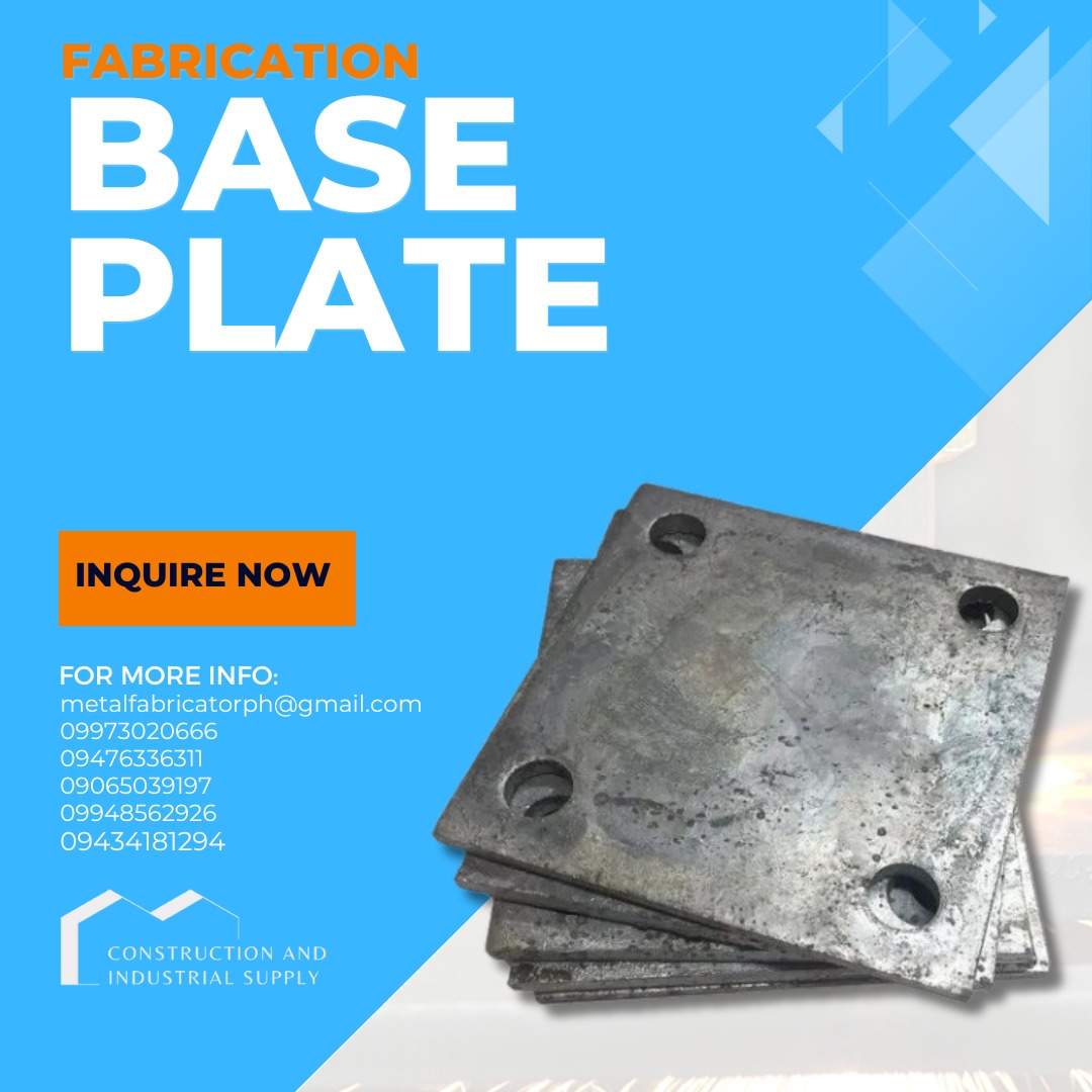 Base Plate | Metal Fabrication | Gusset Plate | Threaded Rod ...