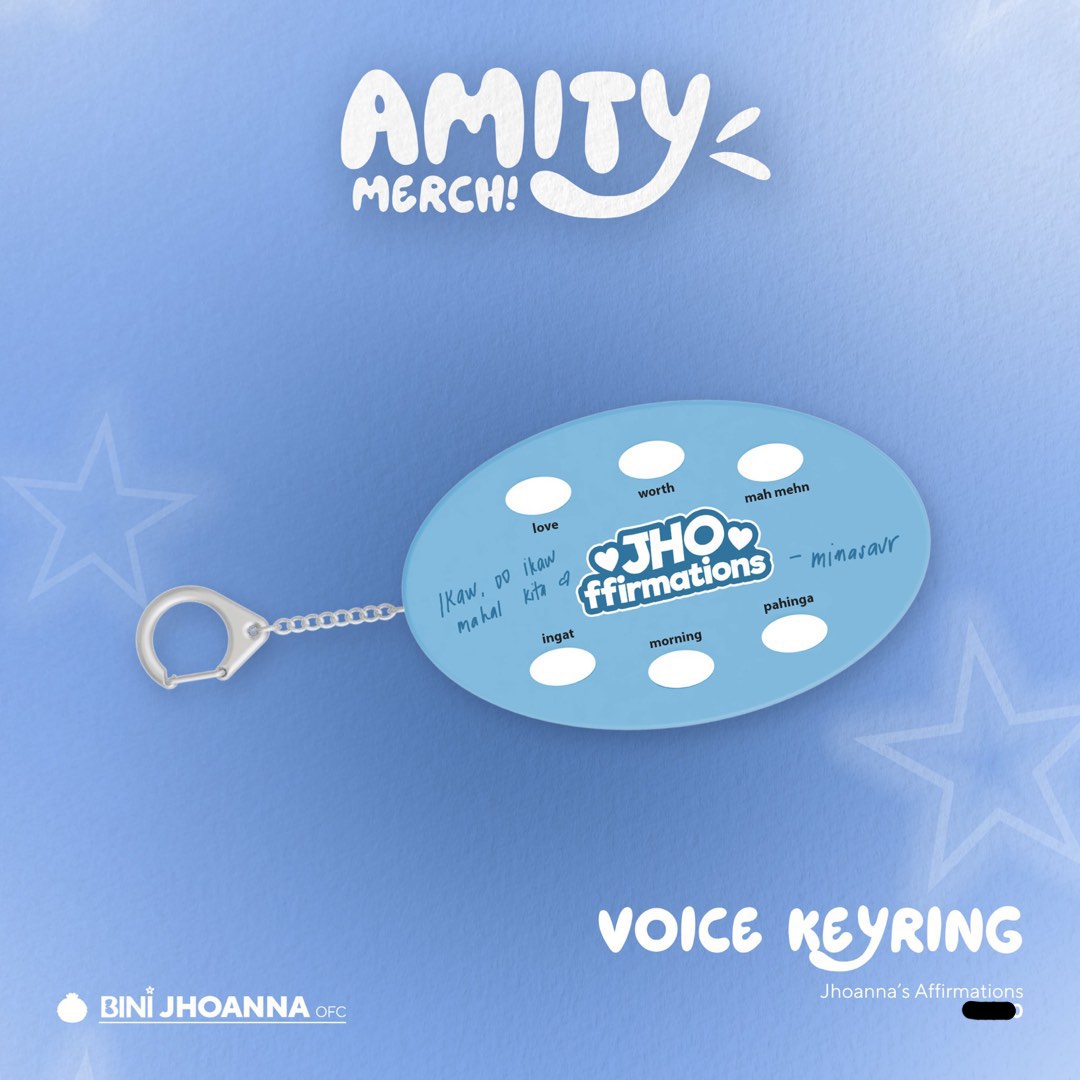 Bini Jhoanna OFC Amity Voice Keyring (Not On-hand), Hobbies & Toys ...