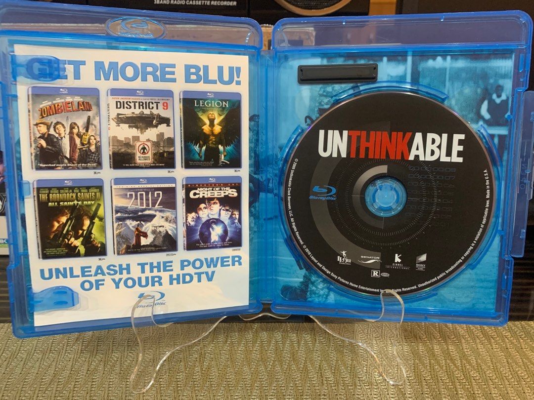 (Blu ray Disc) UNTHINKABLE, Hobbies & Toys, Music & Media, CDs & DVDs ...