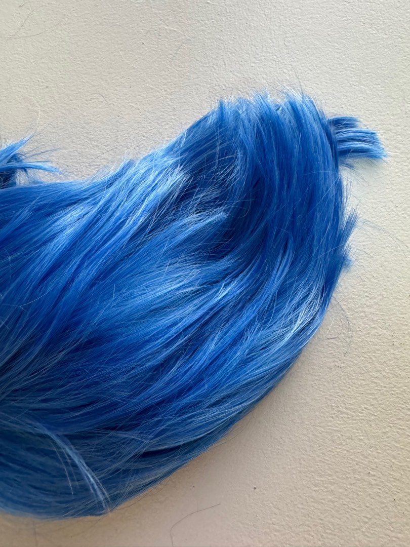 Blue Hair Wig Sadness of Inside Out, Beauty & Personal Care, Hair on ...