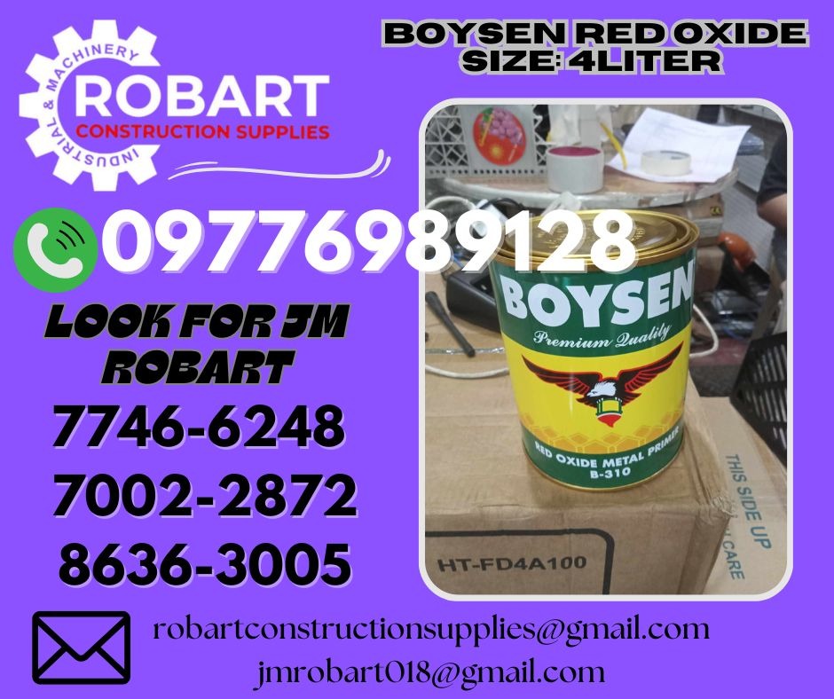 Boysen red oxide, Commercial & Industrial, Construction Tools ...