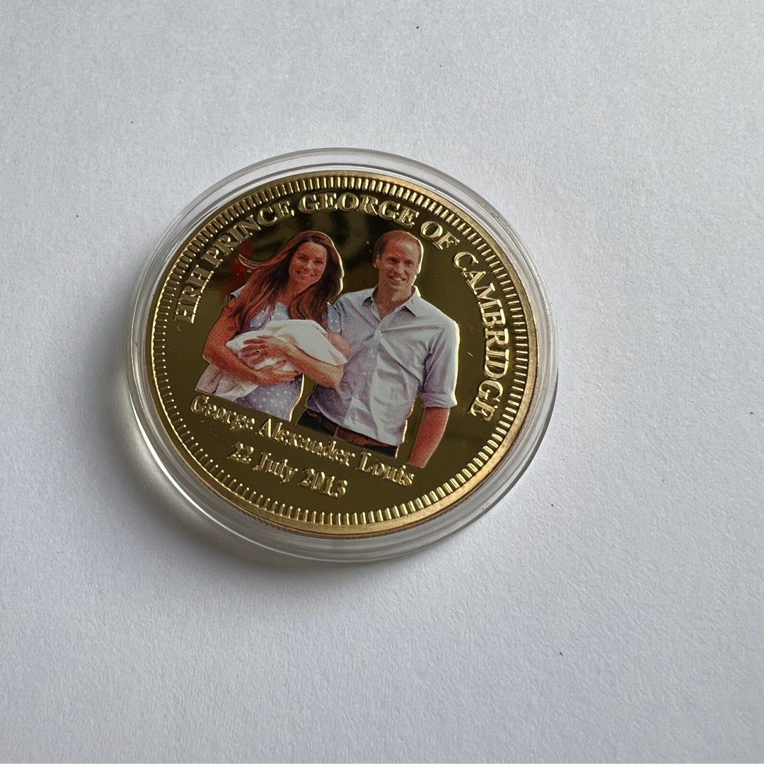 British Royal Family George Alexander Louis Birth Commemorative Coin ...