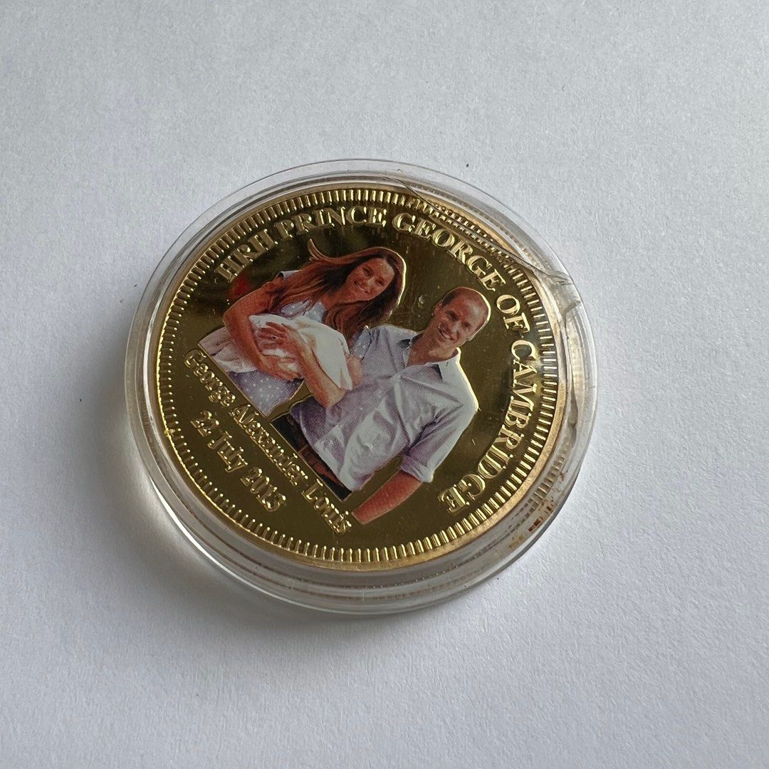 British Royal Family George Alexander Louis Birth Commemorative Coin ...