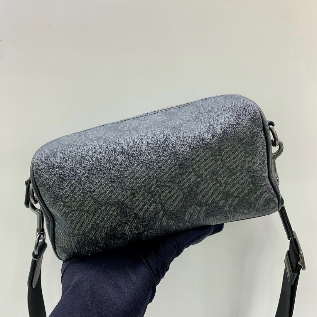 COACH CJ674 PVC SIGNATURE W POUCH SHOULDER BAG 247058409 :, Luxury ...