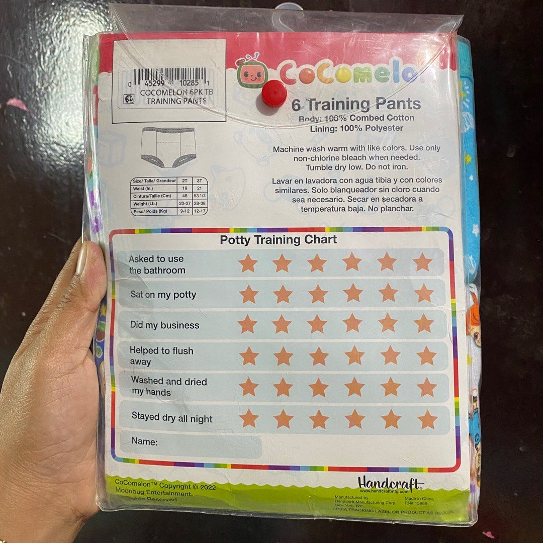 Cocomelon 6 Training Pants Size 3T, Babies & Kids, Babies & Kids ...