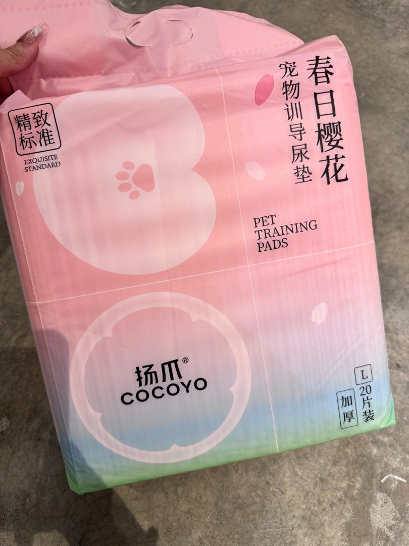 Cocoyo Pet Wee Wee Pad Training Pad Pink extra thick, Pet Supplies ...