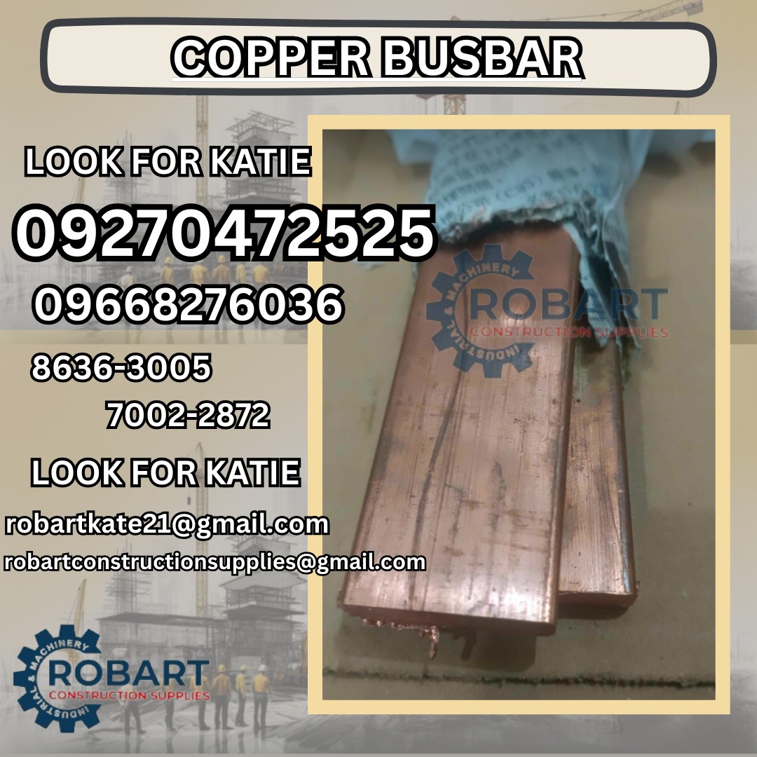 Copper Busbar, Commercial & Industrial, Construction Tools & Equipment ...