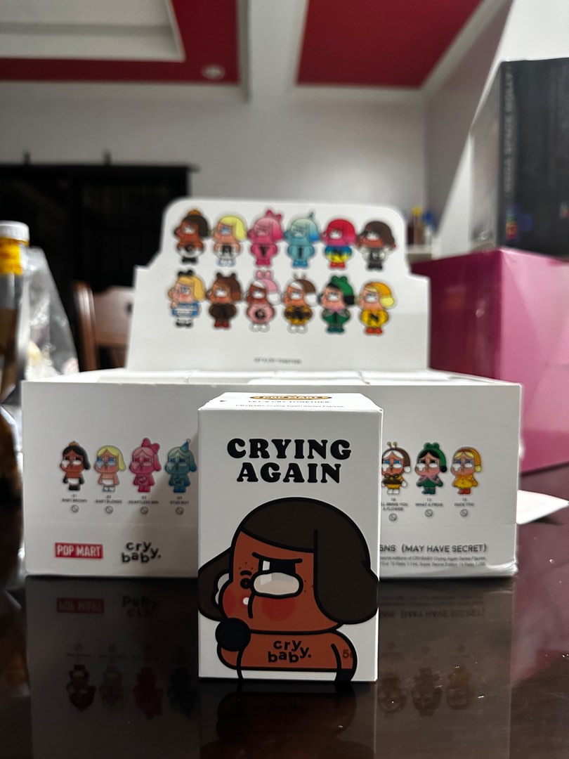 CRYING AGAIN POPMART, Hobbies & Toys, Toys & Games on Carousell