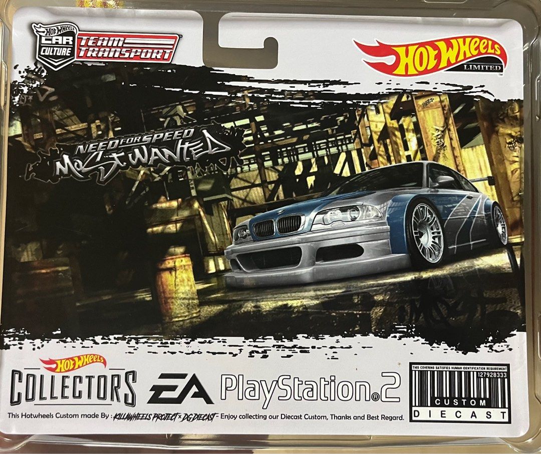 Custom Team Transport NFS Most wanted Razor BMW M3 HotWheels, Hobbies ...