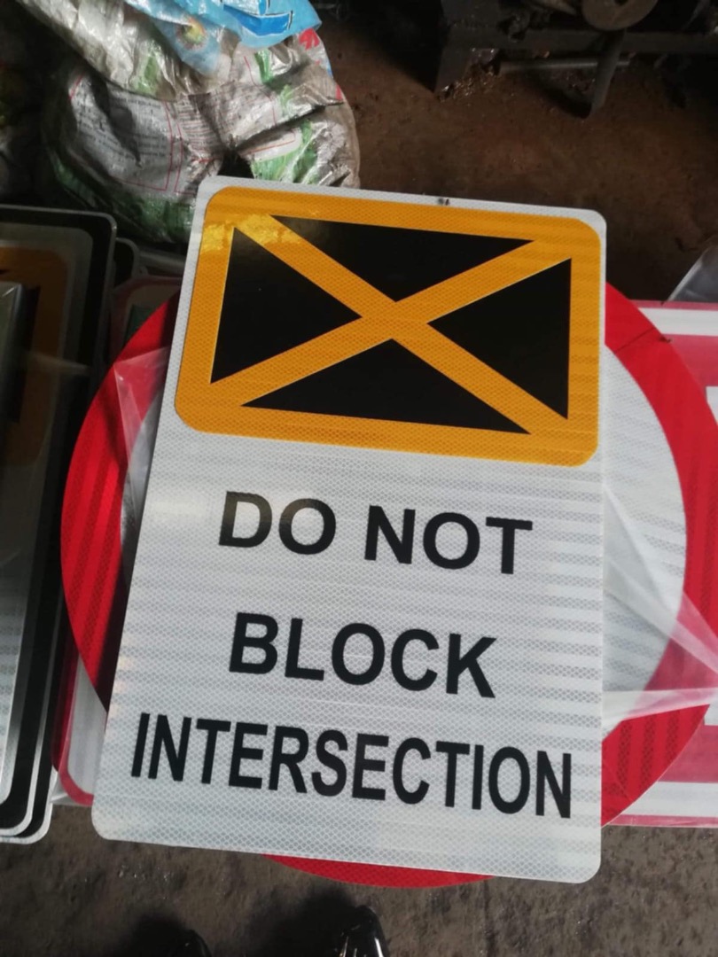 Customized Intersection Signs, Commercial & Industrial, Construction ...