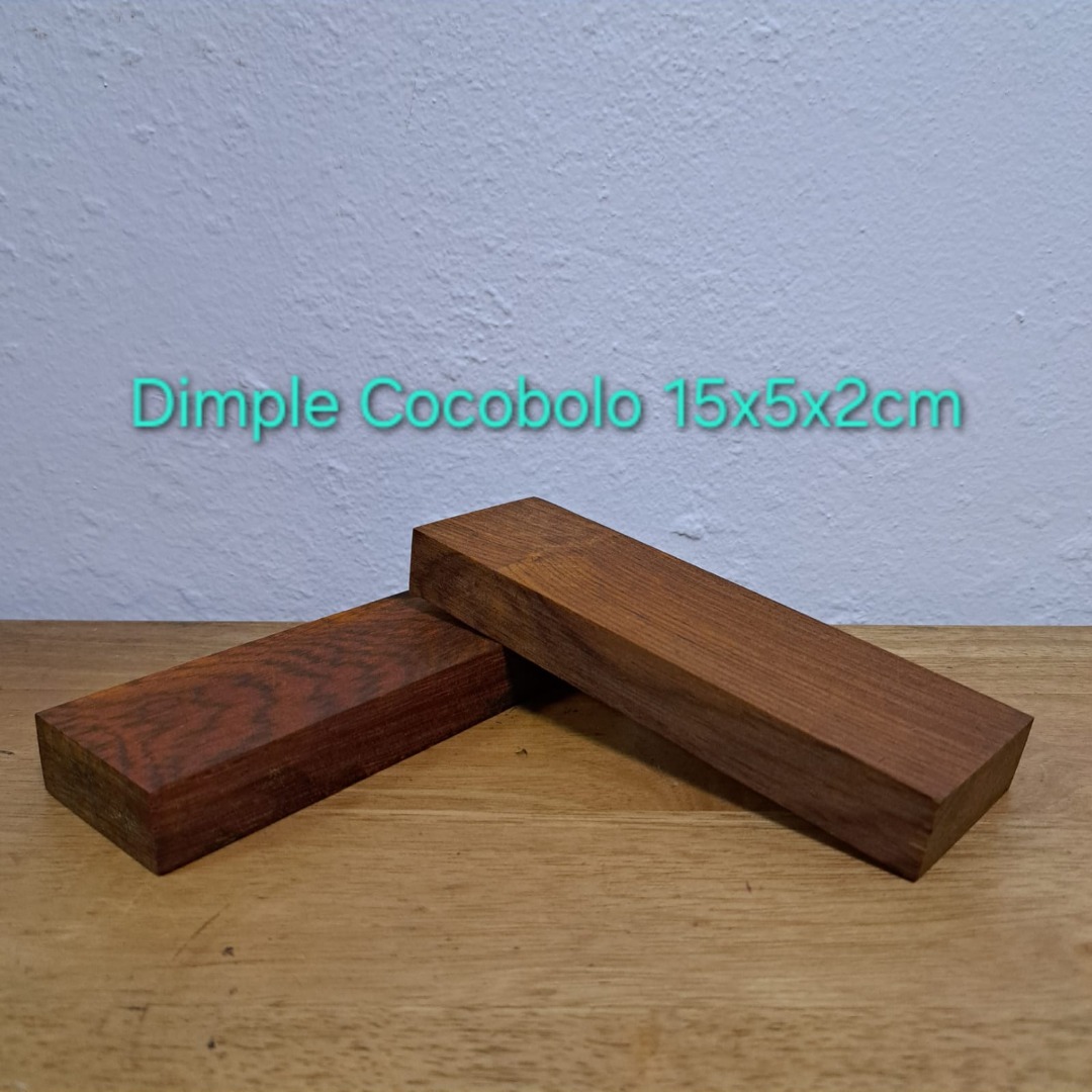 Dimple Cocobolo DIY Wood Carving 150x50x20mm DIY Knife Handle Knife ...