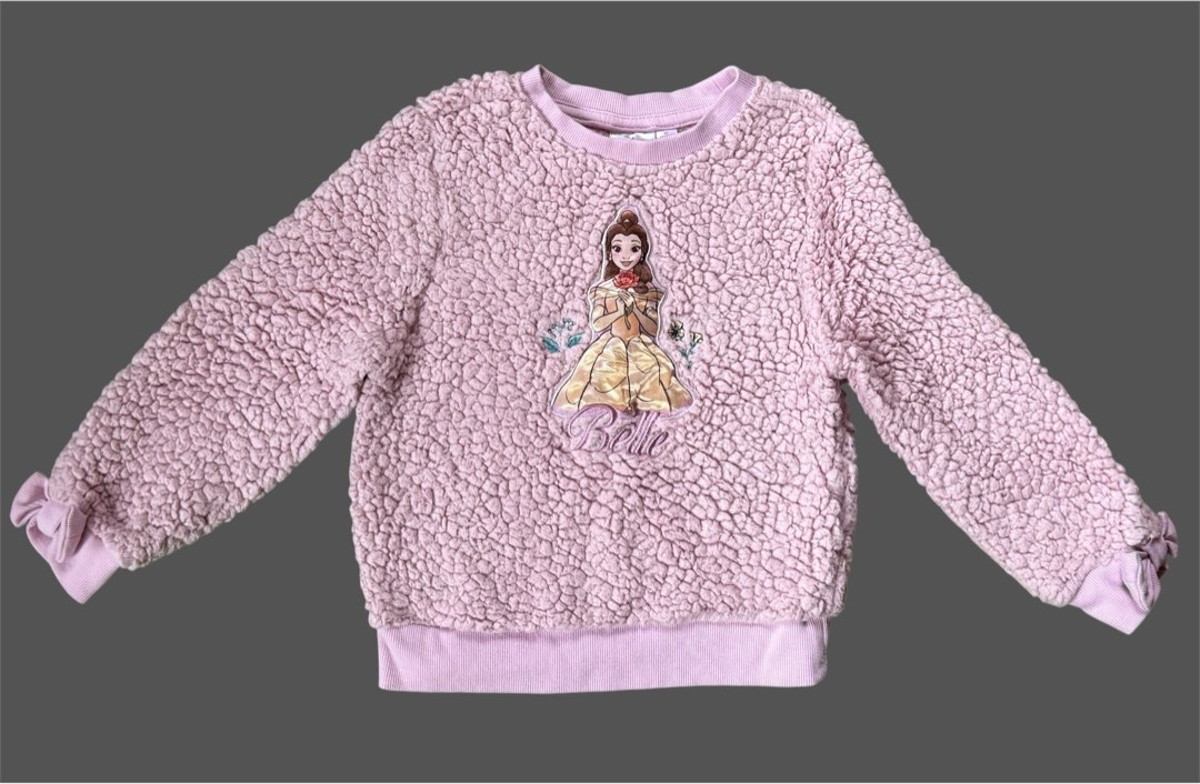 Disney Princess Belle Sweater Jacket, Babies & Kids, Babies & Kids ...