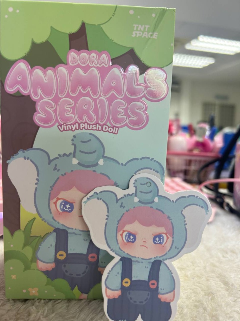 DORA Animals Series Vinyl Plush Doll Baby Elephant, Hobbies & Toys ...
