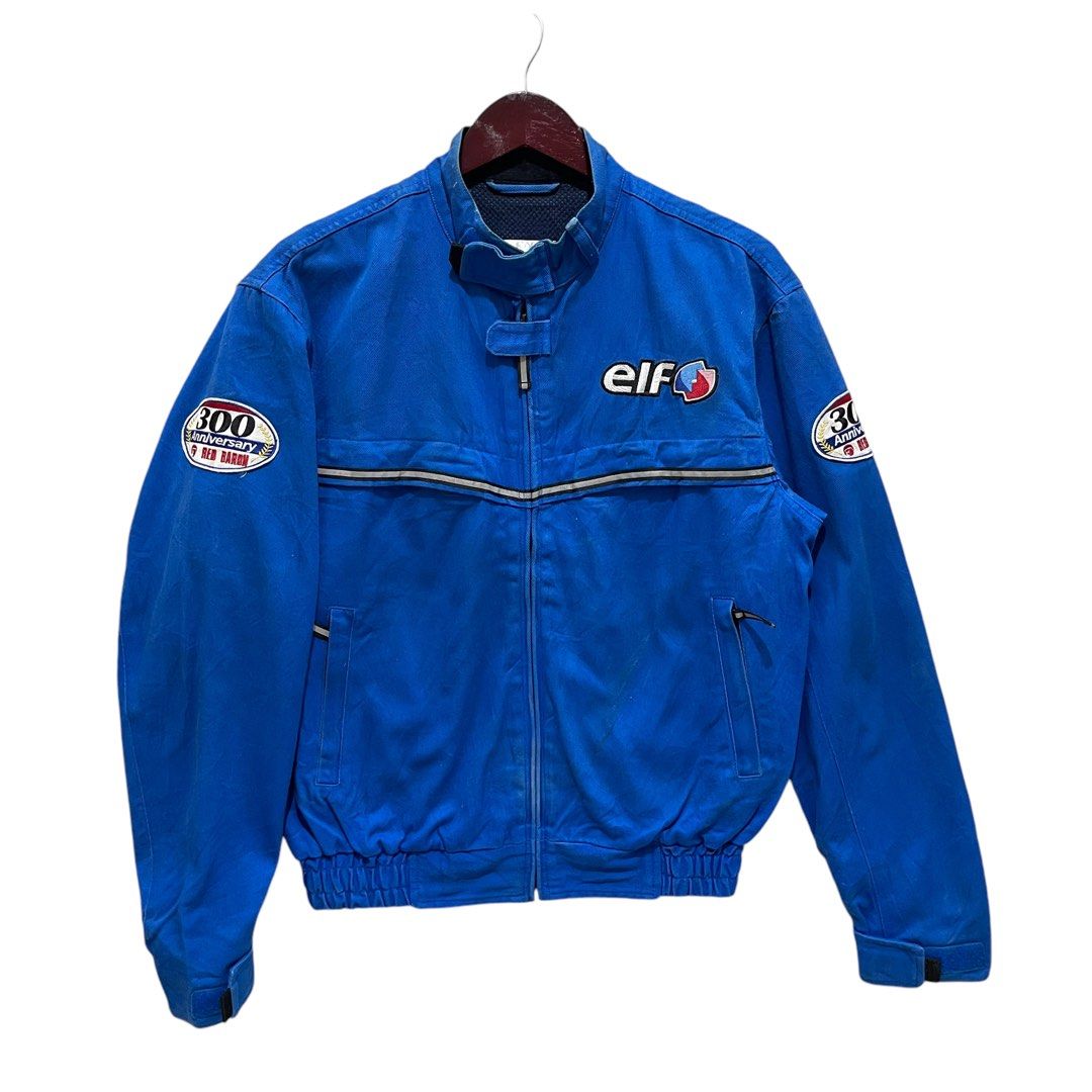 ELF 300 Anniversary Red Baron Motorcycle Jacket, Men's Fashion, Coats, Jackets and Outerwear on ...