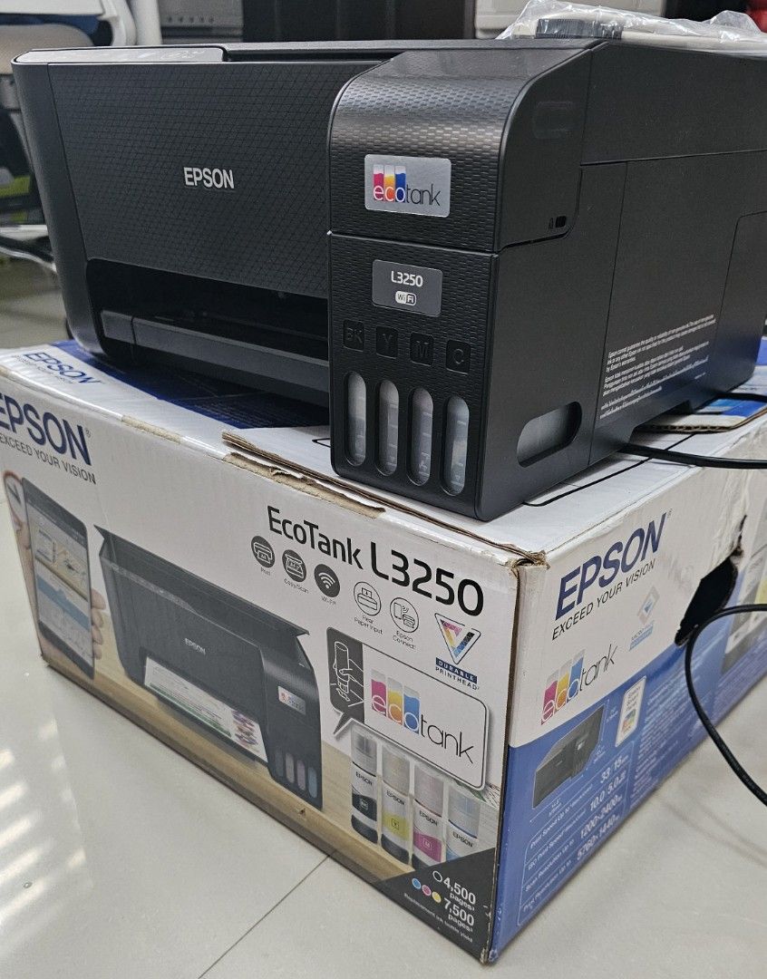 EPSON L3250 EcoTank Wireless 3in1 Printer, Computers & Tech, Printers ...