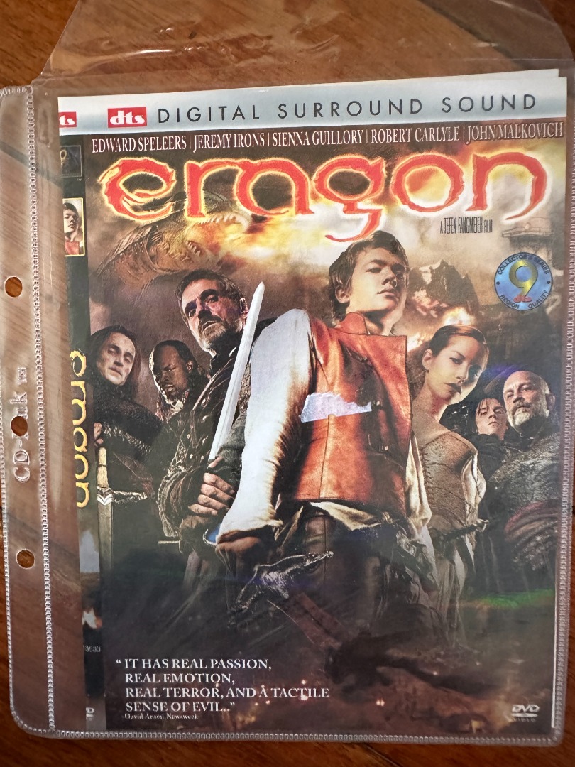 Eragon Movie DVD, Hobbies & Toys, Music & Media, CDs & DVDs on Carousell