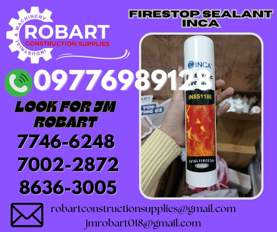 Firestop Sealant INCA, Commercial & Industrial, Construction Tools ...