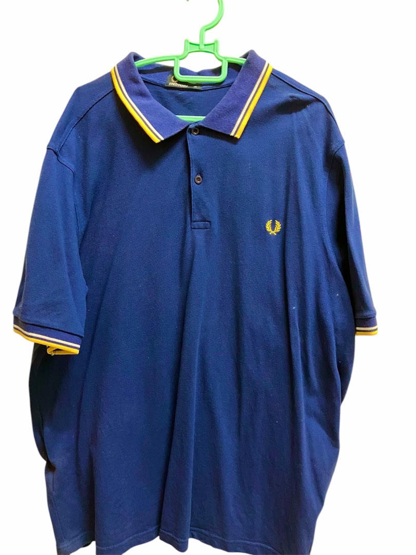 Fred perry polo shirt blue pit 14, Men's Fashion, Tops & Sets, Tshirts ...